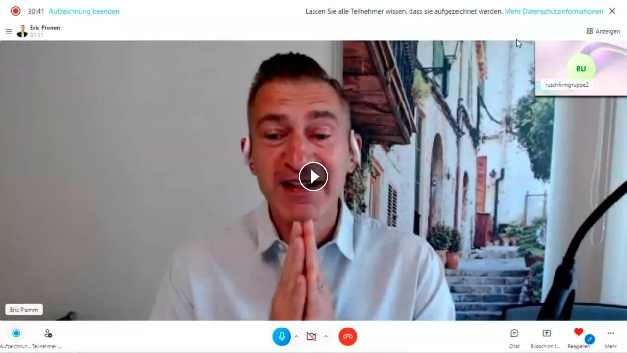 Folge 2 von "Alex Rusch LIVE" mit VIP-Gast Eric Promm